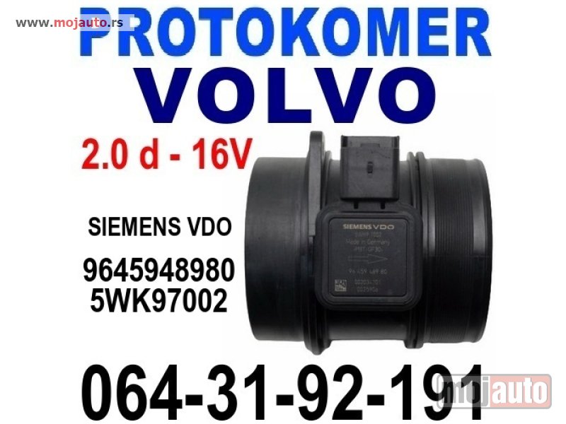 2.0 D PROTOKOMER Volvo 9645948980 SIEMENS VDO 5WK97002