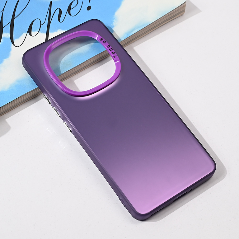 Maska Clear za Xiaomi Redmi Note 14 Pro Plus ljubicasta