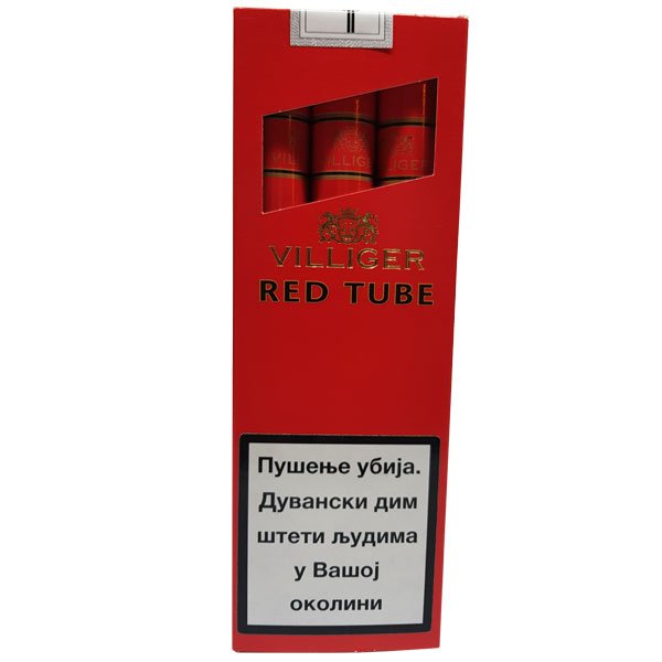 Villiger Red Tube Tompus – 3 Cigare u Tubi