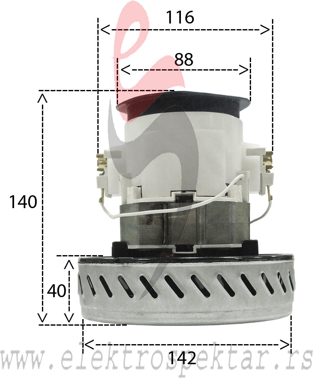 MOTOR USISIVAČA GORENJE 280514