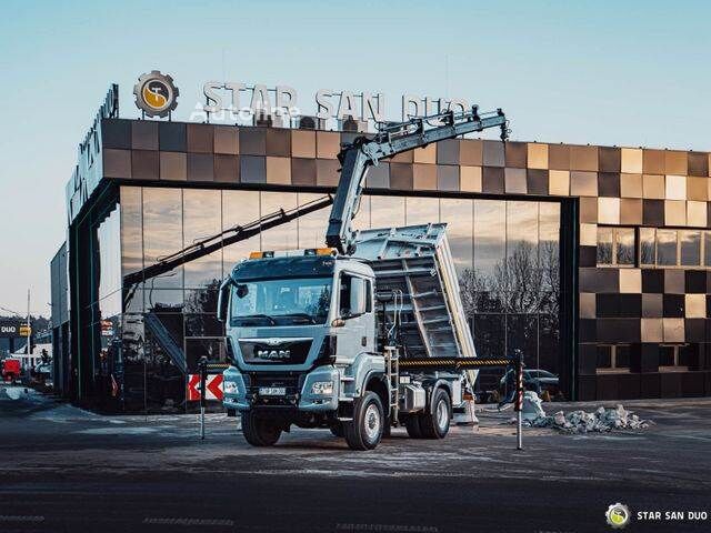 MAN TGS 18.480 4x4 HIAB E-4 CRANE KIPER EURO 6 !