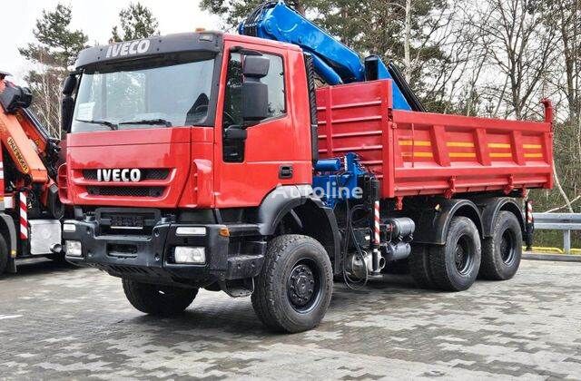 IVECO TRAKKER 6x6 AMCO VEBA 924 CRANE KIPPER KRAN kiper