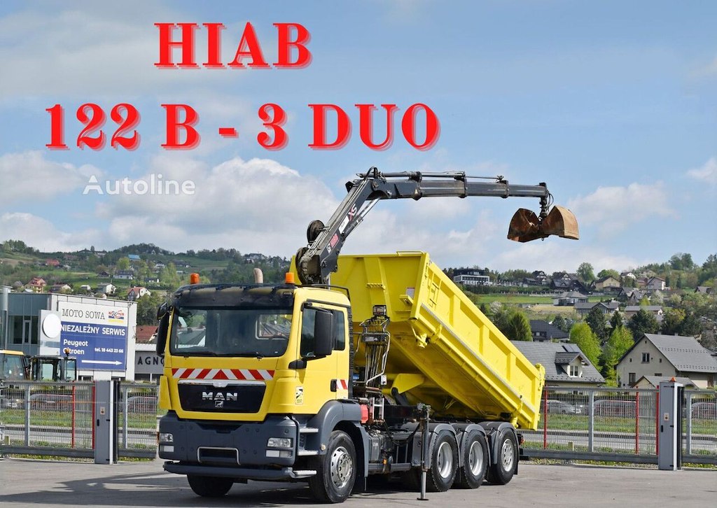 MAN TGS 35.440 * HIAB 122 B-3 DUO / 8x4 kiper