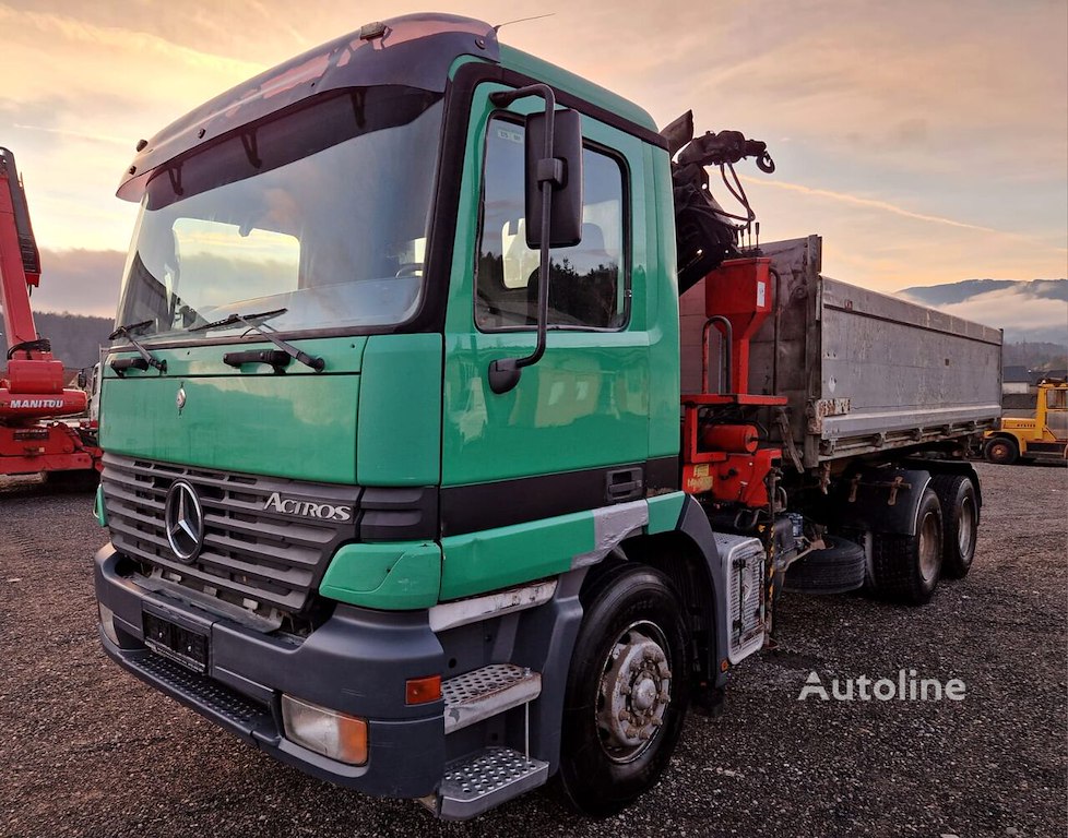 Mercedes-Benz Actros K 2640 tipper+crane kiper