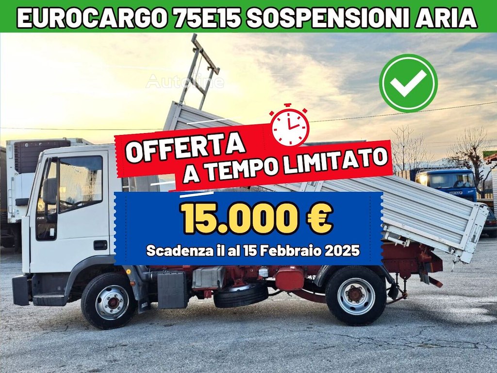 IVECO Eurocargo 75E15 RIBALTABILE TRILATERALE kiper