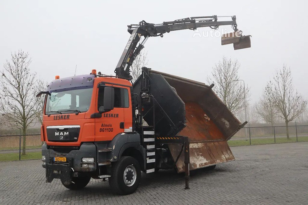 MAN TGS 33.440 6X6 | 2 SIDE TIPPER | ATLAS 165.2 | GRAB | BIG AXLES kiper