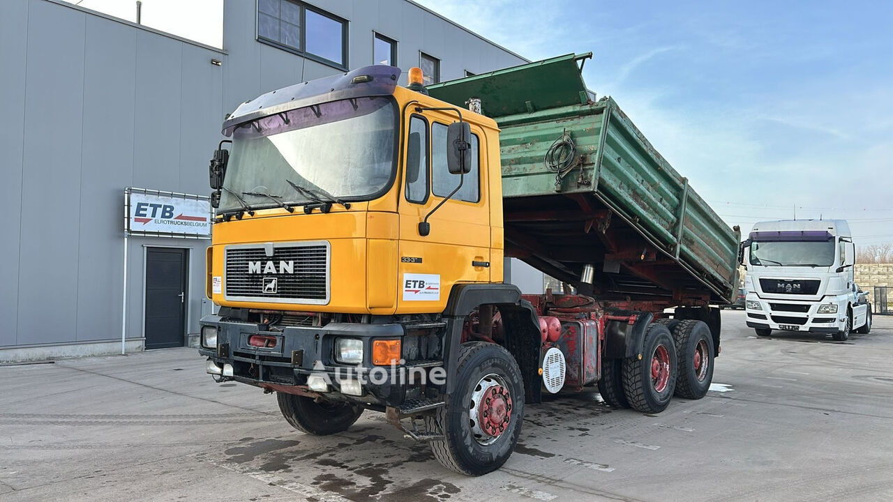 MAN 33.372 (6X6 / MANUAL PUMP / 6 CYLINDER / STEEL SUSP. / BIG AXLE kiper