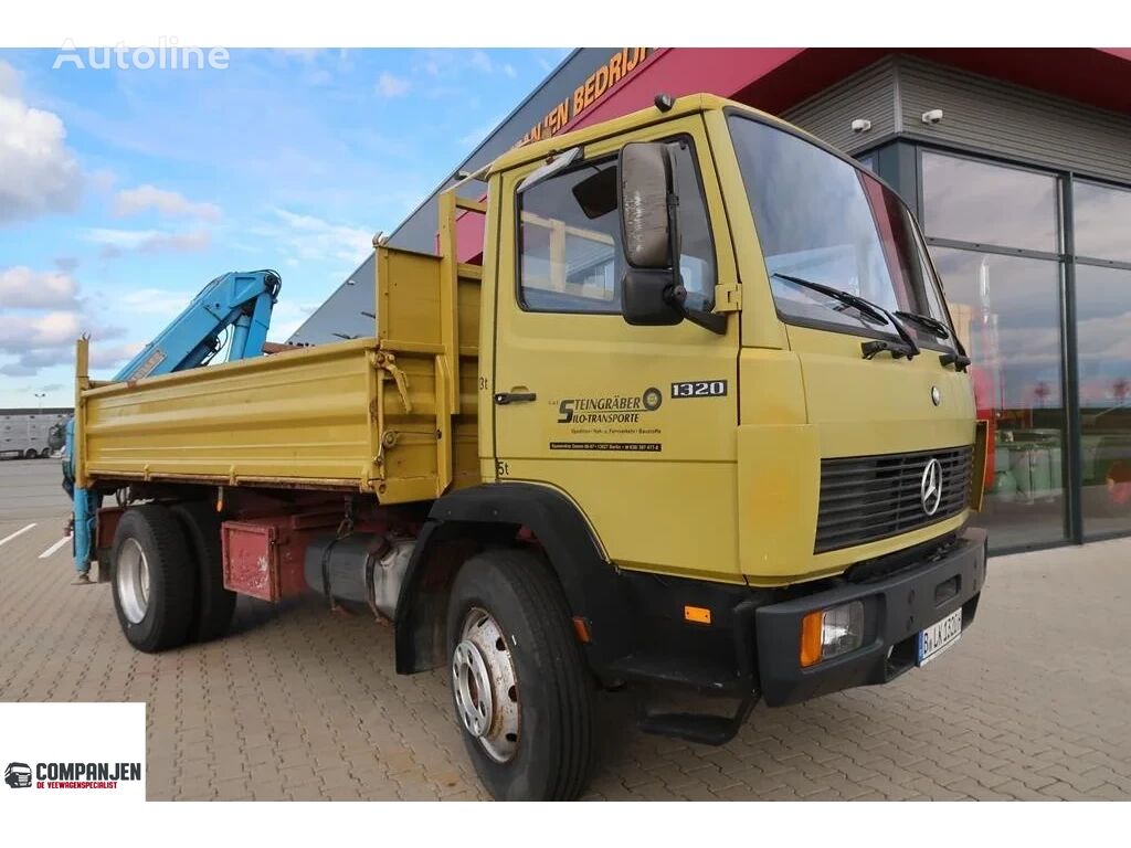 Mercedes-Benz SK 1320 SK1320 - 1988 - Side tipper - Meiller crane - Oldtimer kiper