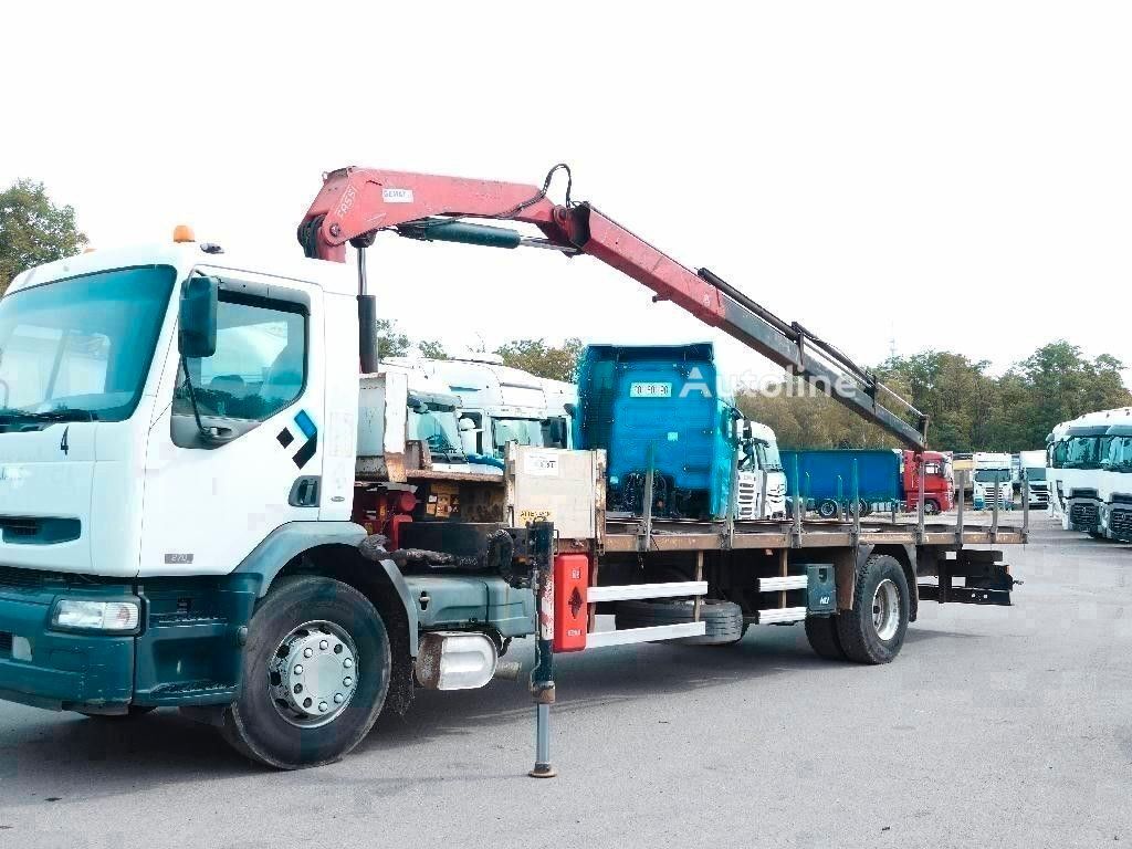 Renault 270dci *Pritsche/Kran /Fassi* kamion s ravnom platformom