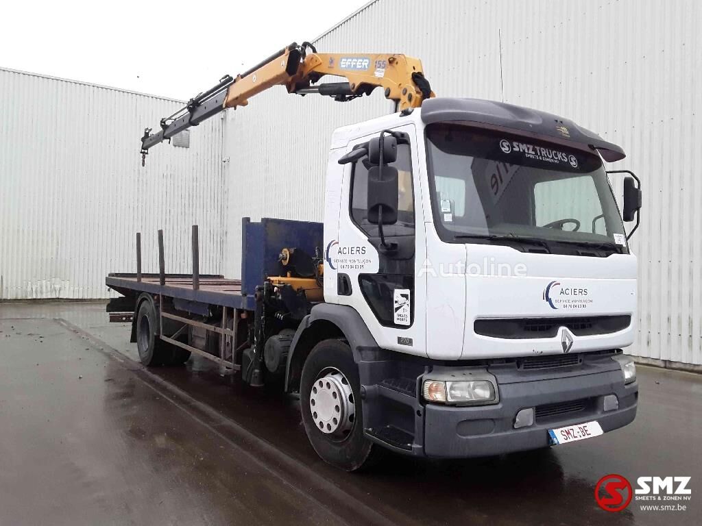 Renault Premium 270 Effer 155.00 3 EXTensions kamion s ravnom platformom