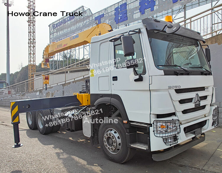 HOWO 6x4 Boom Truck Crane Tow Truck kamion s ravnom platformom