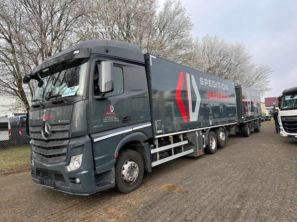 Mercedes-Benz Actros 2543 L kamion furgon + prikolica furgon