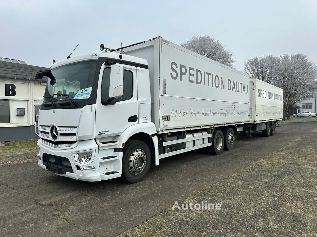 Mercedes-Benz Actros 2543 L kamion furgon + prikolica furgon