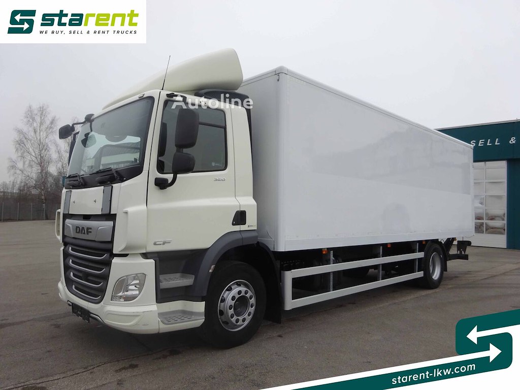 DAF CF 320 Koffer, 18T, Ladebordwand, Klima, ACC, Automatik kamion furgon