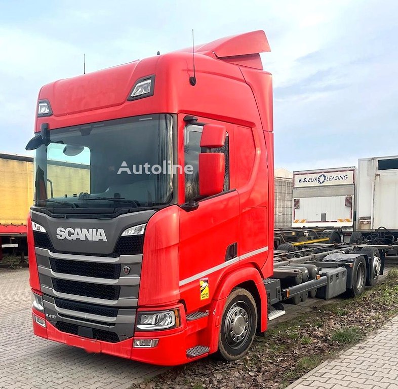 Scania 410 BDF 6x2 BDF Lenkachse Retarder Standklima kamion šasija