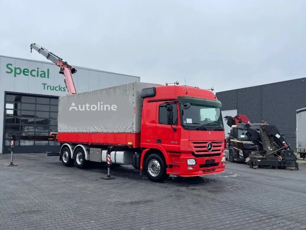 Mercedes-Benz Actros 2648 6x2 (Retarder) + Fassi F290A.23 kamion sa klizna zavesa cerada