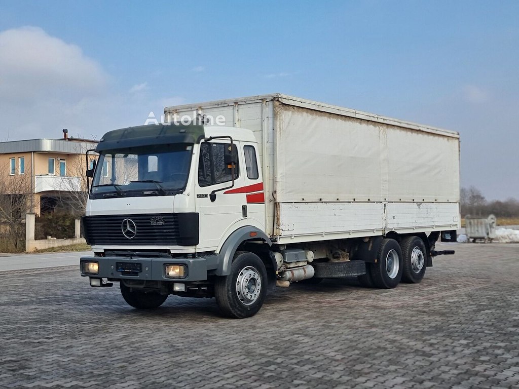 Mercedes-Benz 2433 kamion sa klizna zavesa cerada