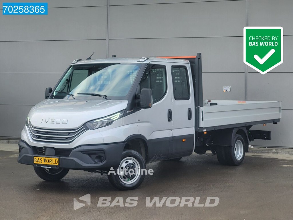 Novi IVECO Daily 35C21 Automaat 2025model Open laadbak Dubbel Cabine CarPla kamion s ravnom platformom < 3.5t