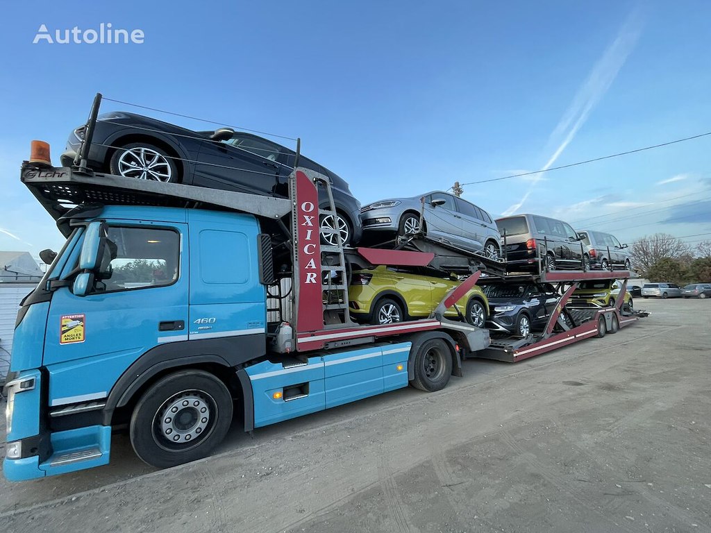 Volvo 2018 FM460 + 2018 EUROLOHR 200 autotransporter + prikolica autotransportera