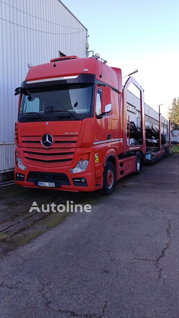 Mercedes-Benz +Lohr 2005 autotransporter + prikolica autotransportera