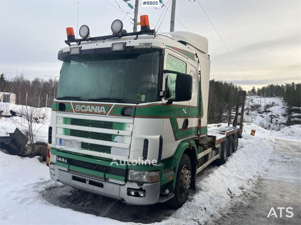 Scania R144 custom-built autotransporter