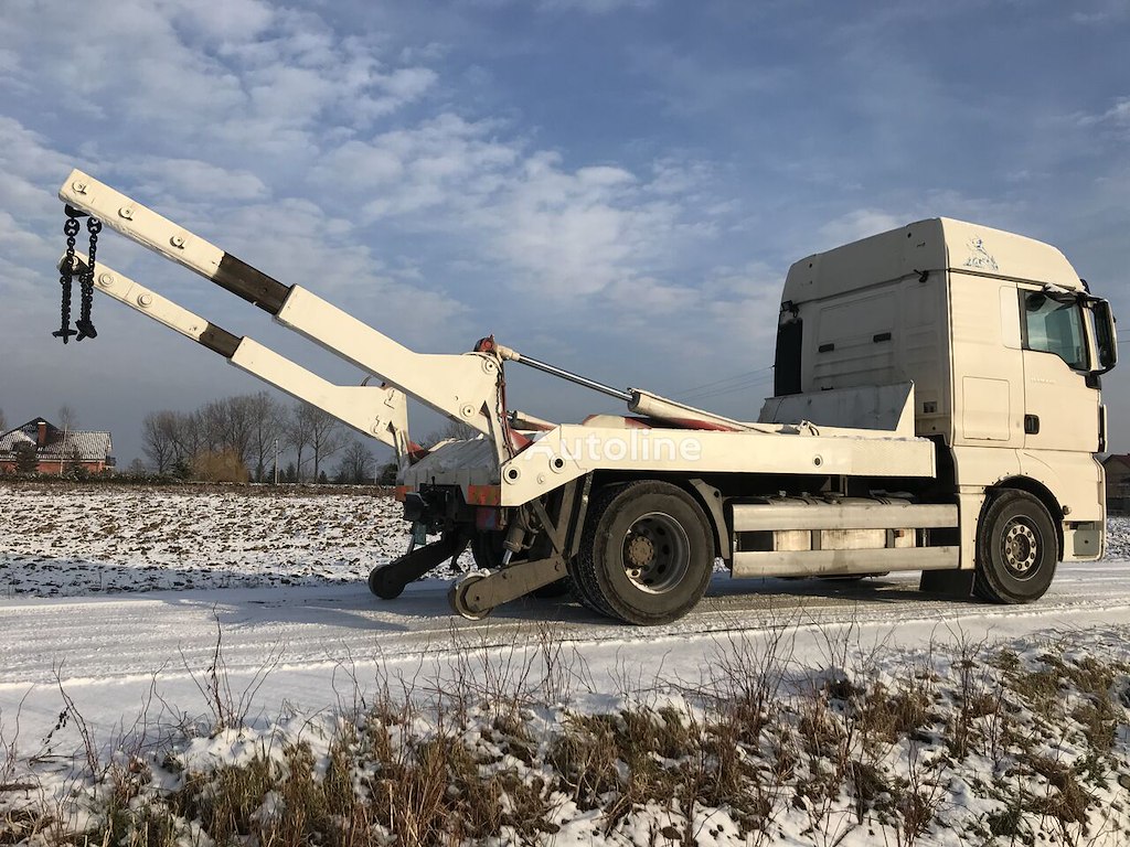 MAN TGX 440 4X2 Retarder Absatzkipper Eurolift Teleskop HK-14..Daf 4 kamion autopodizač kontejnera