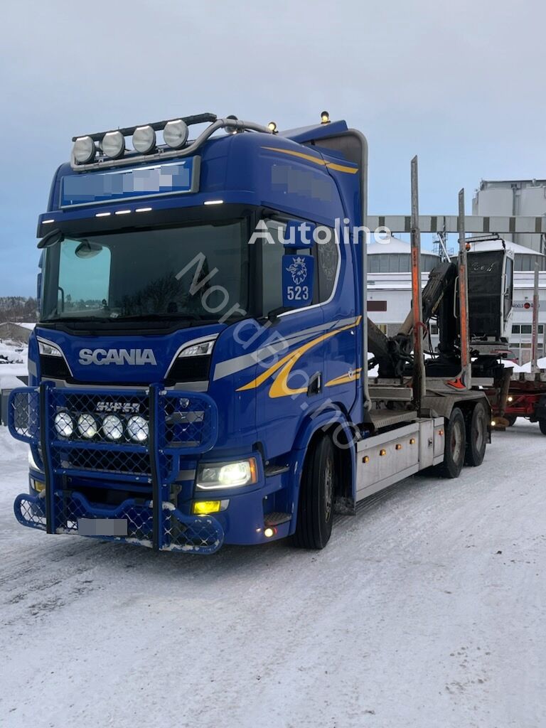 Scania R650 *6x4 *PALFINGER EPSILON *TOP ZUSTAND! kamion za prevoz drva