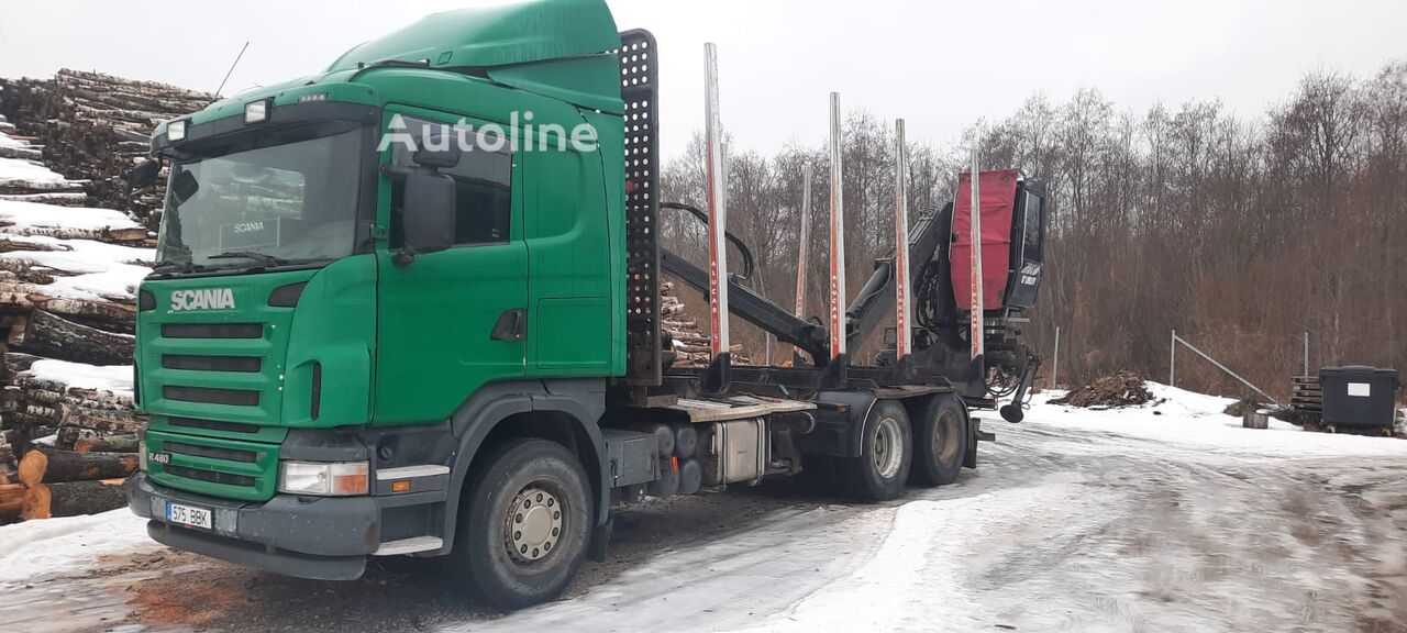 Scania R480 6x4 Loglift kamion za prevoz drva