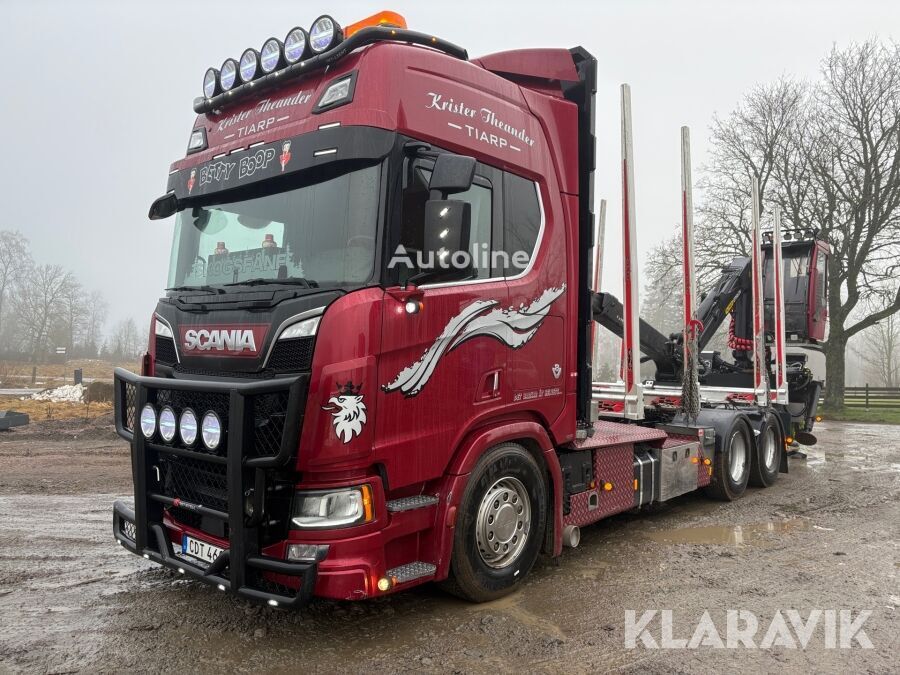 Prodaje se Scania R770 6x4 V8 kamion za prevoz drva na aukciji