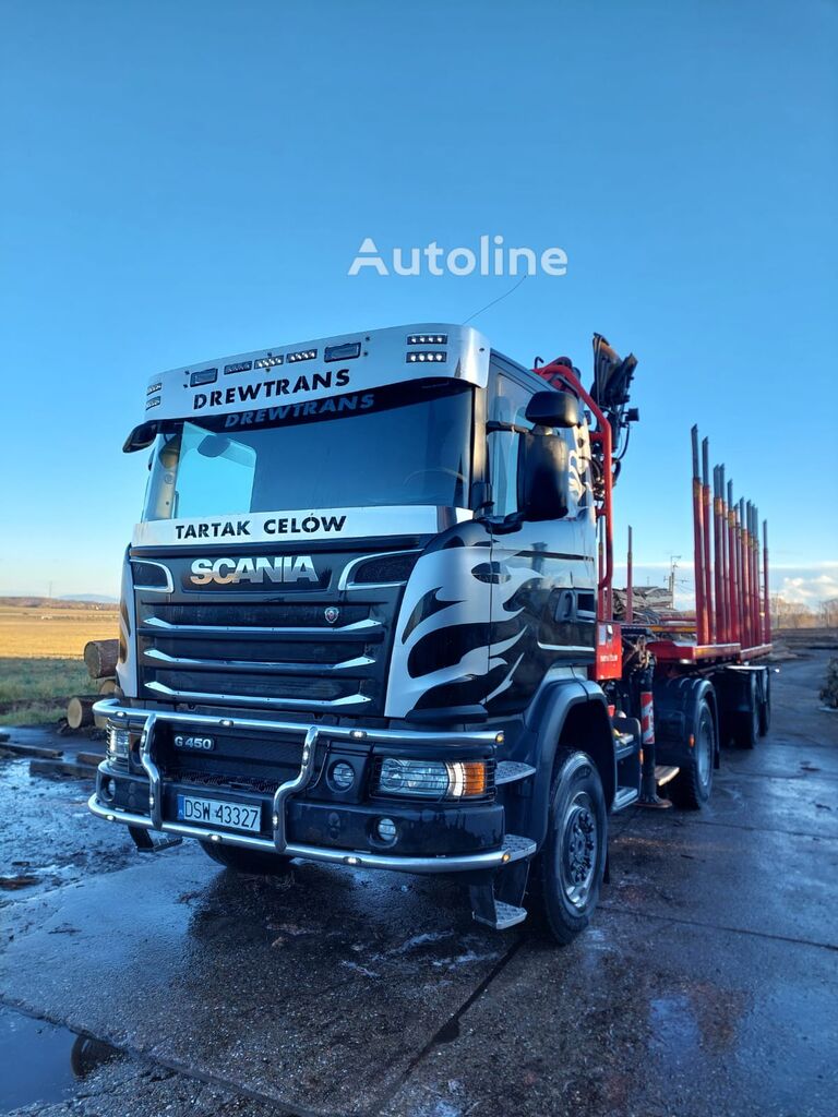 Scania G450 kamion za prevoz drva