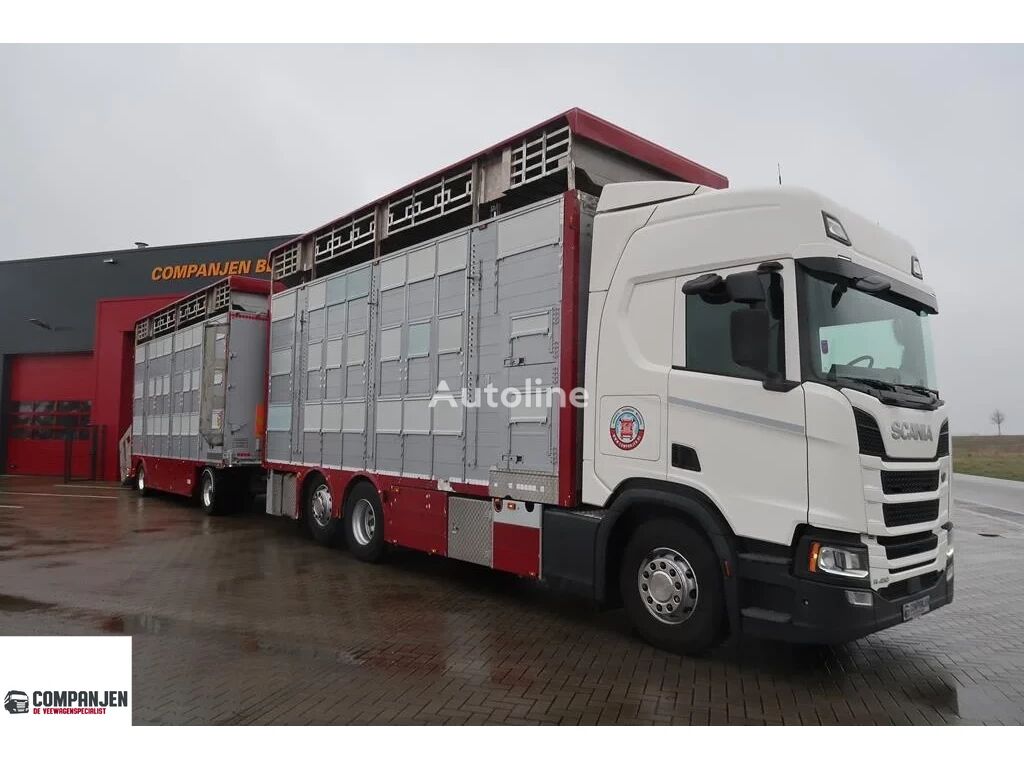 Scania R450 - 2017- Retarder - Cattle transport kamion za prevoz stoke