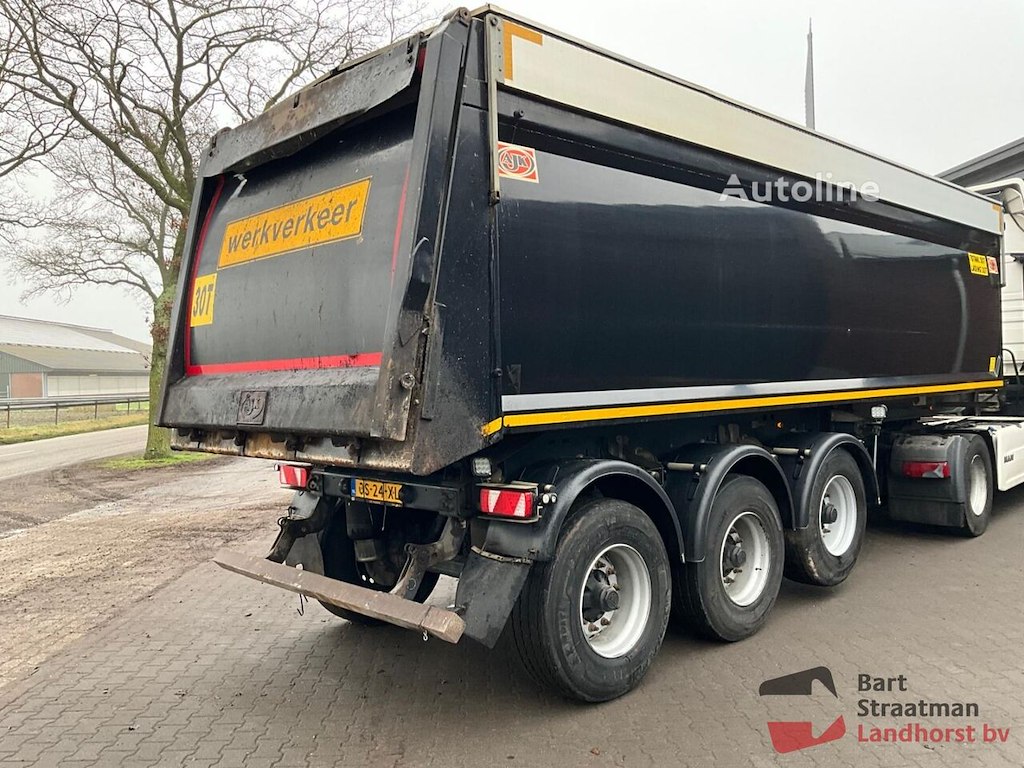 AJK N/A 3 assen 9 Ton Geisoleerde kiptrailer As 1 liftbaar 3 STUKS poluprikolica kipera