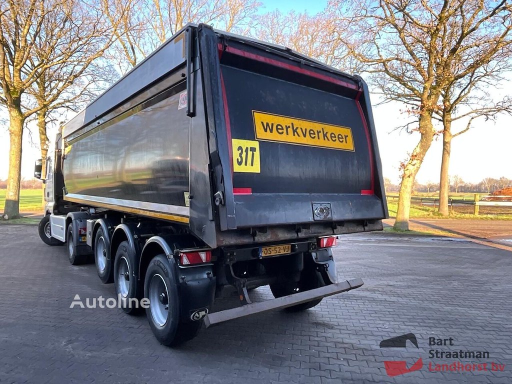 AJK N/A 3 assen 9 Ton Geisoleerde kiptrailer As 1 liftbaar 3 STUKS poluprikolica kipera