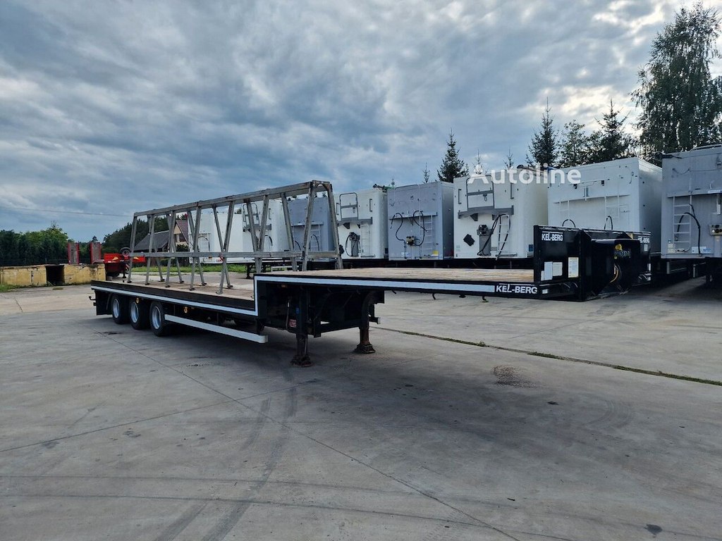 Kel-Berg Low Loader Plate Transport poluprikolica sa niskom platformom