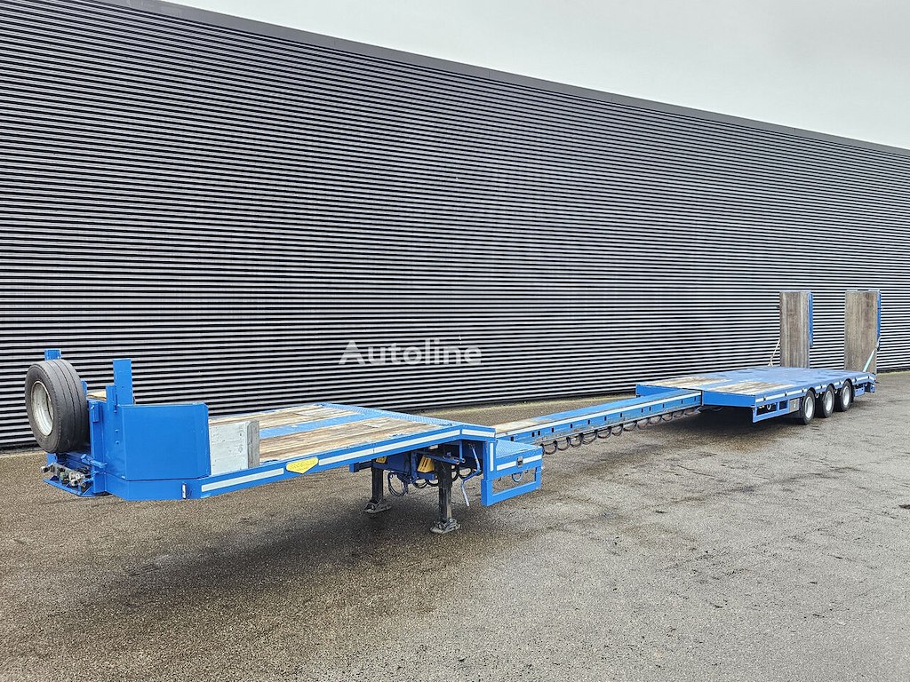 Broshuis 3 AXLE SEMI / EXTENDABLE / HYDR. RAMPEN poluprikolica sa niskom platformom