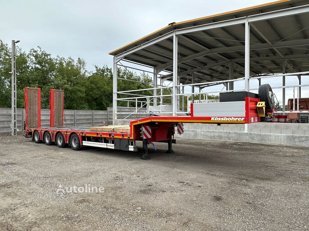 Kässbohrer K.SLA 4/2N-18/40 4 axles low loader poluprikolica sa niskom platformom