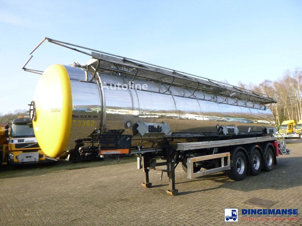 Magyar Chemical tank inox 28.9 m3 / 3 comp cisterna za prevoz hemikalija