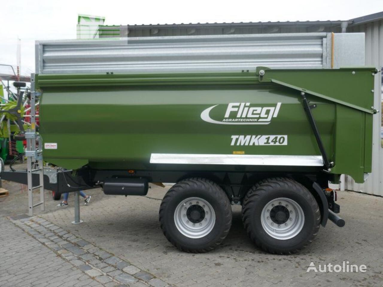 Tandem-muldenkipper tmk 140 fox -> wenig eingese prikolica platforma