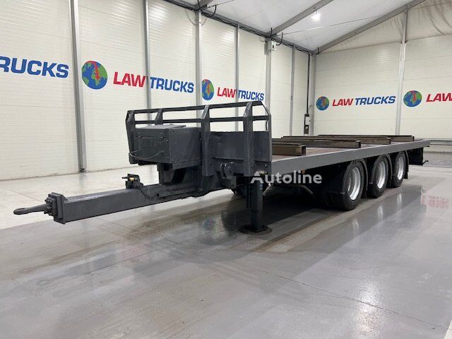 SDC Tri Axle Flatbed Drawbar Trailer prikolica platforma