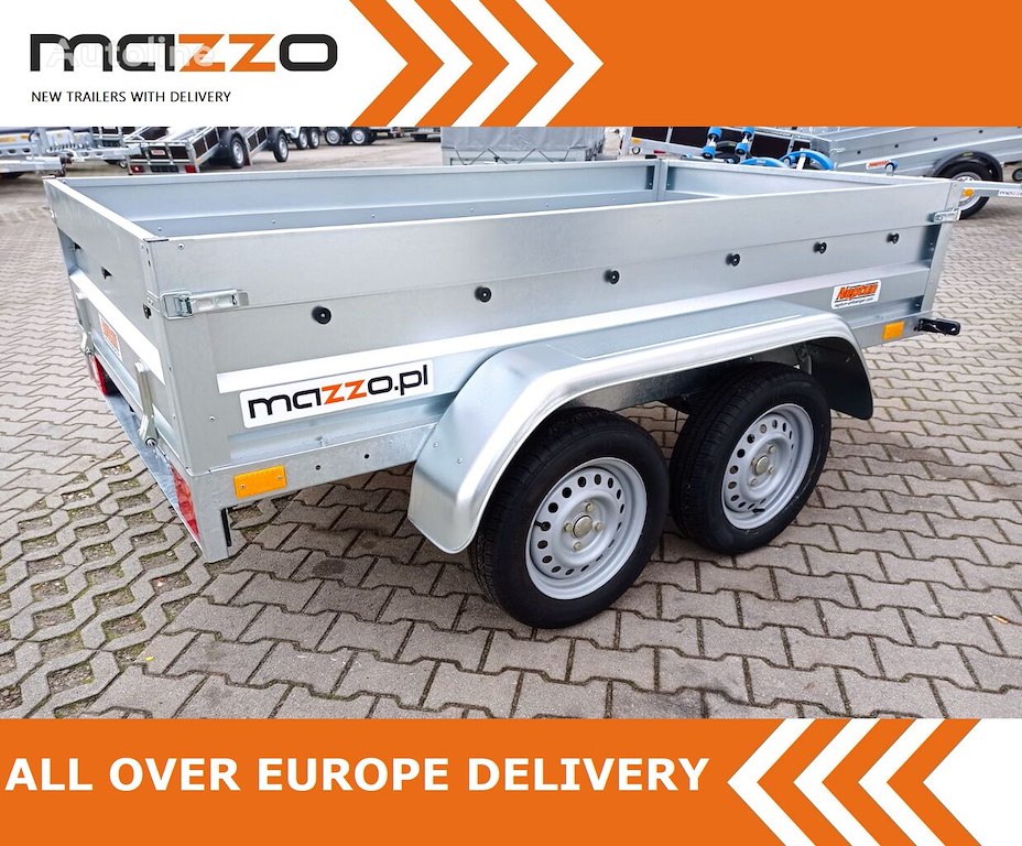 Nova Neptun DELIVERY! Two-axles light trailer N7-236 2 rt, 236x129cm GN100 auto prikolica