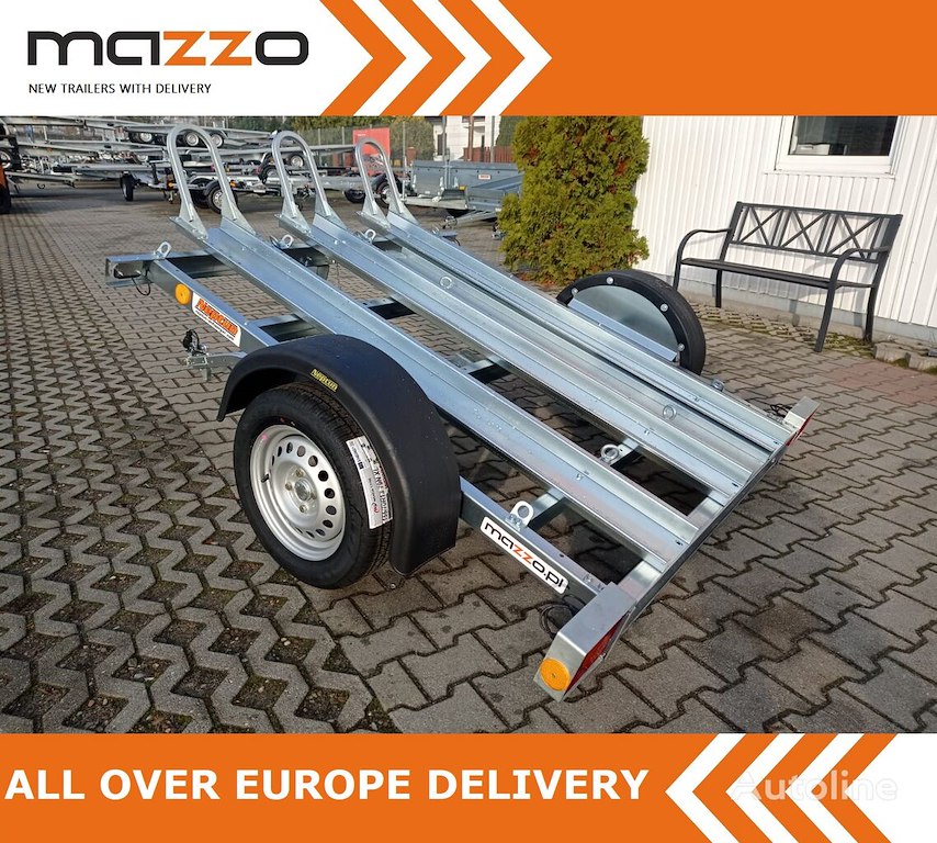 Nova Neptun DELIVERY! Light moto trailer N7-221 pm3, 225x148, 750kg, GN202 auto prikolica