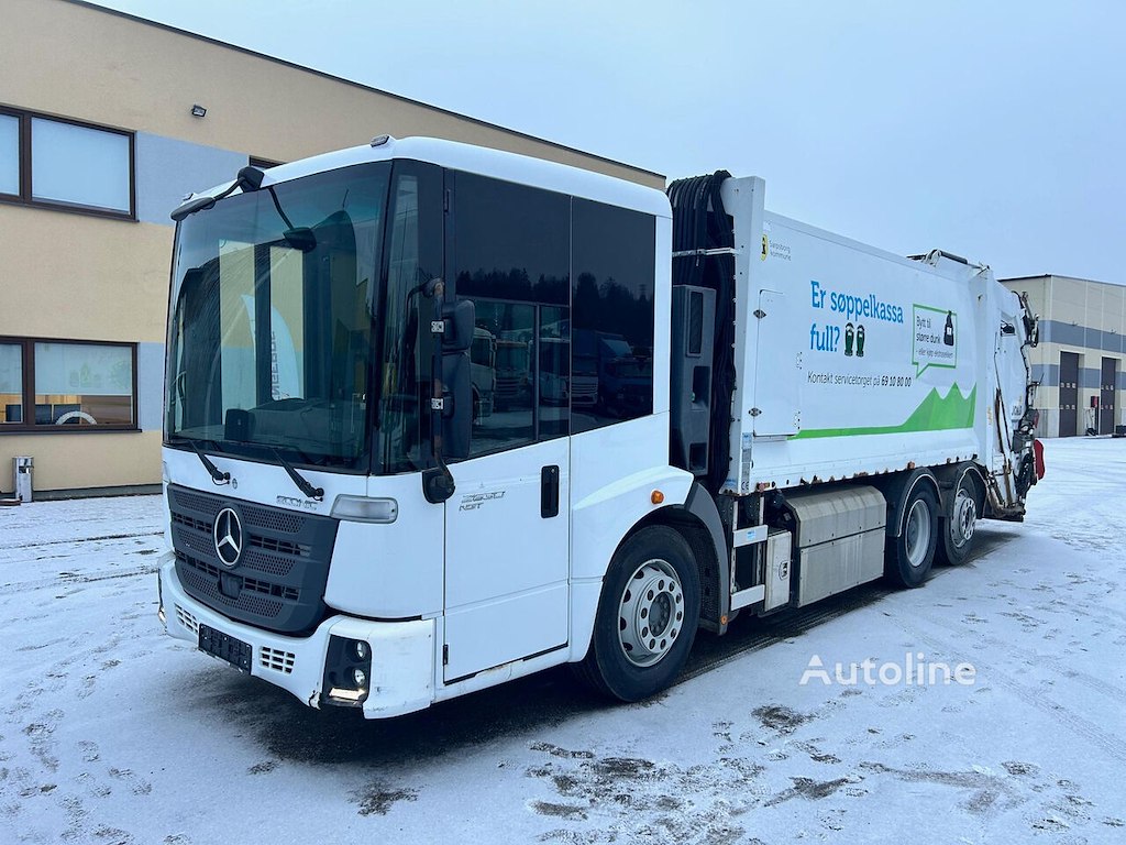 Mercedes-Benz ECONIC 2630 NGT + CNG + JOAB ANACONDA TWIN V20 18.1m3 kamion za smeće