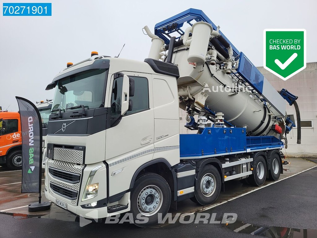 Volvo FH 500 8X4 Vacuum truck Gully Emptier 14.000ltr VEB+ Navi Euro 6 autofekalac