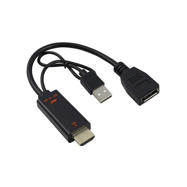 Adapter HDMI M. na Displayport M. F. Konvertor H2DP-0