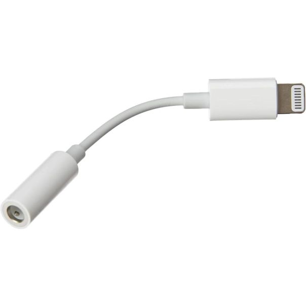 APPLE Stereo adapter 3,5mm/Lightning, bela