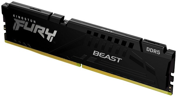 DDR5 32GB (2x16GB) 5200MT/s [FURY BEAST], Non-ECC UDIMM, CL40 1.25V, 288-Pin 1Rx8, Black, Memory Kit, w/Heatsink, XMP ( KF552C40BBK2-32 )