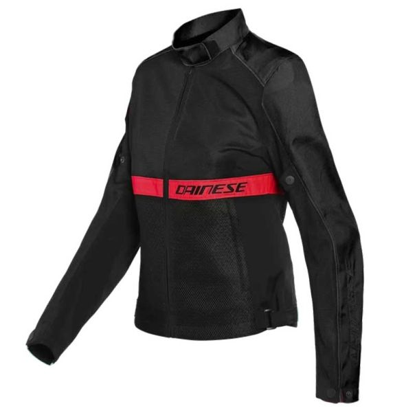 DAINESE Ribelle air žen tex jakna crn/lav-crv 44