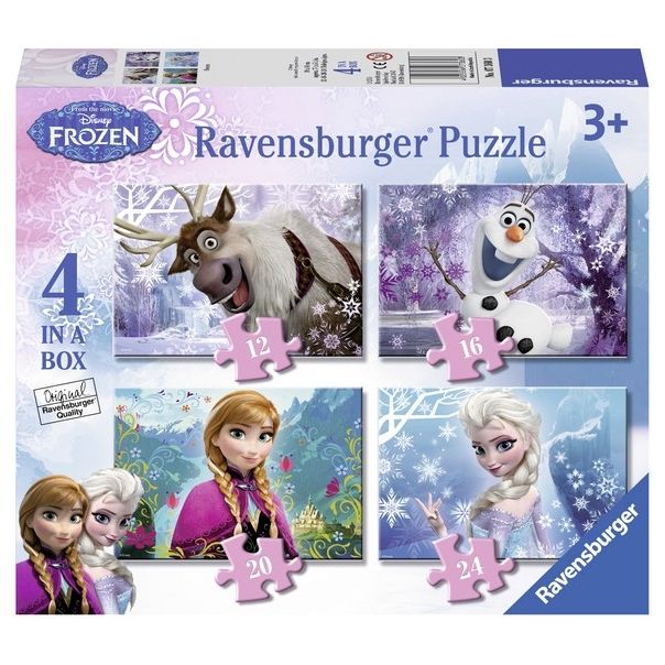 Ravensburger puzzle - Frozen, 4 u 1 (12,16,20,24 delova)