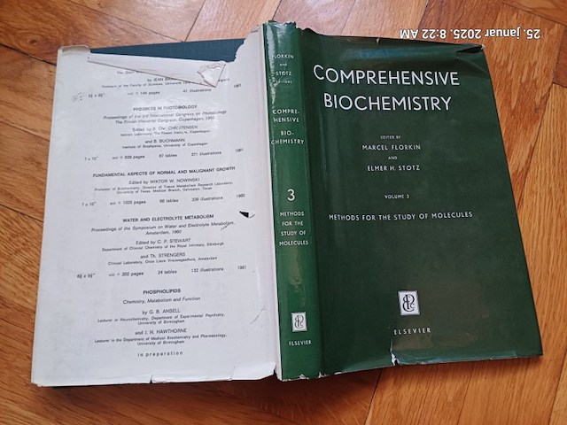 MARCEL FLORKIN, COMPREHENSIVE BIOCHEMISTRY