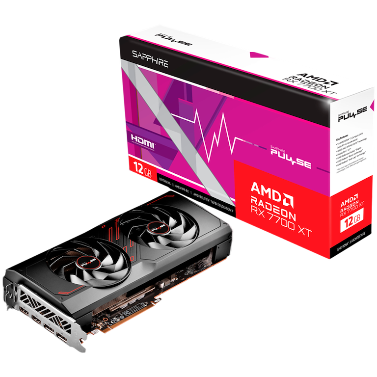 Grafička karta SAPPHIRE PULSE AMD RADEON RX 7700 XT GAMING 12GB GDDR6 DUAL HDMI / DUAL DPID EK000577353